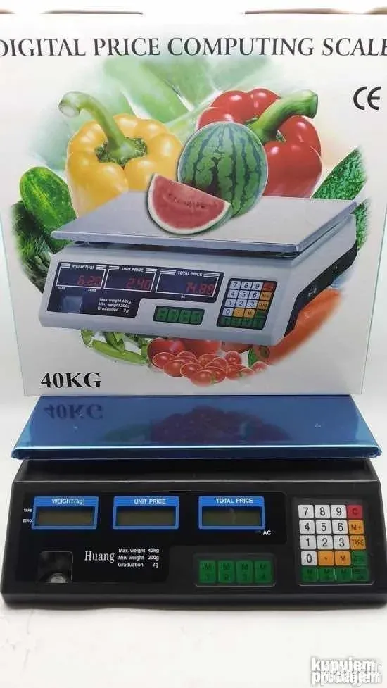 NOVO! Digitalna vaga 0-40 kg – Digitalna vaga