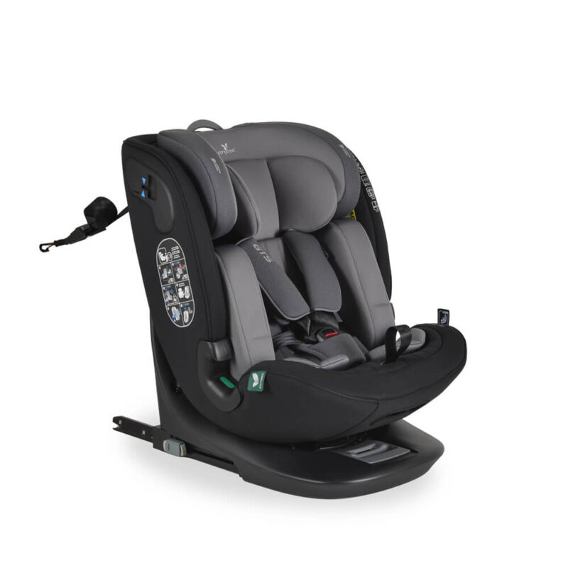 Cangaroo Auto sedište za decu GTS 40-150cm – Charcoal Gray