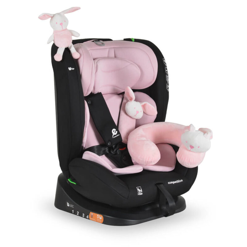 Moni Auto sedište za decu Competition 40-150cm – Baby Pink