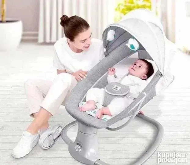 NOVO! Elektricna njihalica za bebe- muzicka njihalica