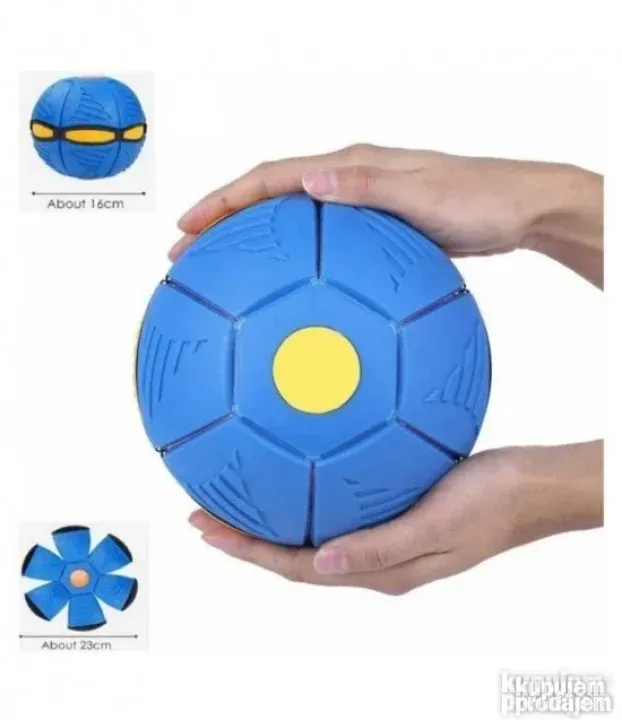 NOVO! Frizbi Lopta Phlat ball Frizbi koji se pretvara u loptu 23cm