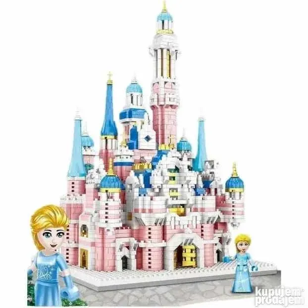 NOVO! FROZEN veliki zamak kockice 2607 delova+figura