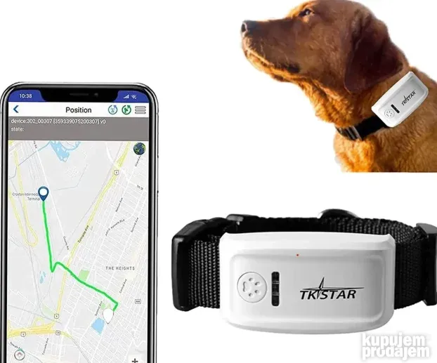 NOVO! GPS lokator za pse TK Star Treker za kucne ljubimce Tracker