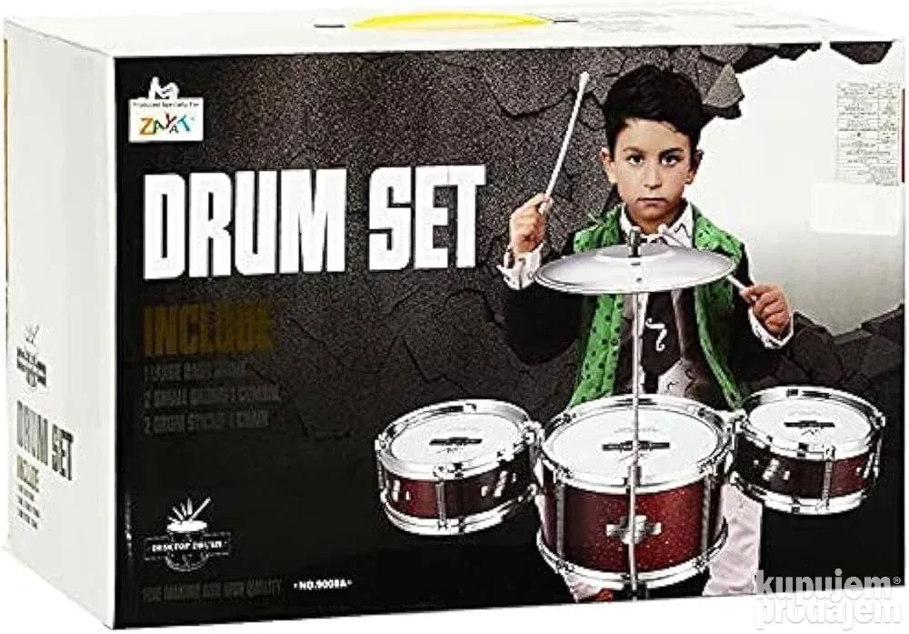 NOVO! Jazz Drum SET BUBNJEVA, bubnjevi za decu, deciji bubnjevi