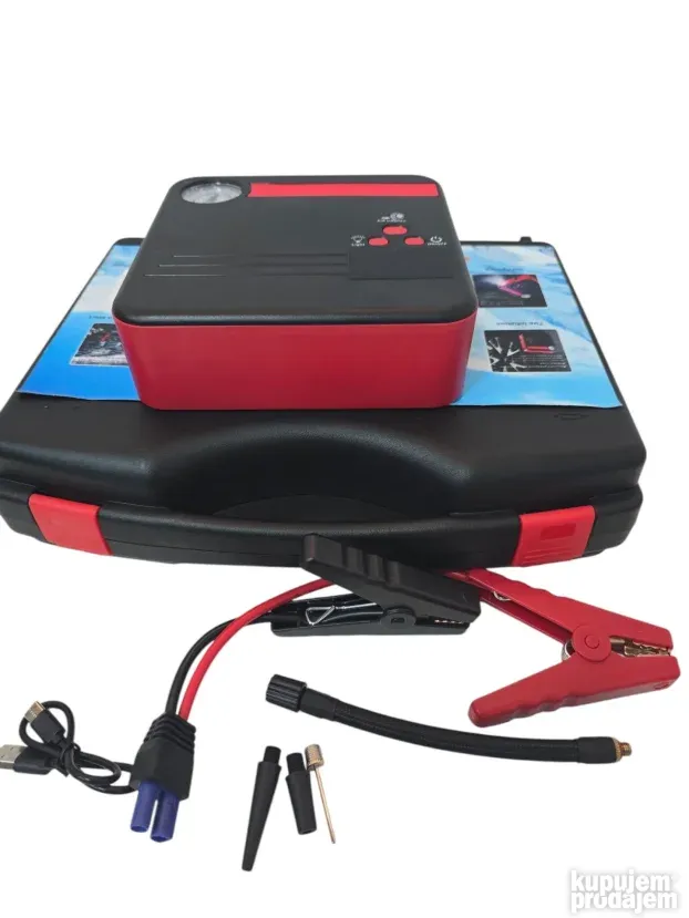 NOVO! Jump Starter za Auto baterija za startovanje auta kompresor