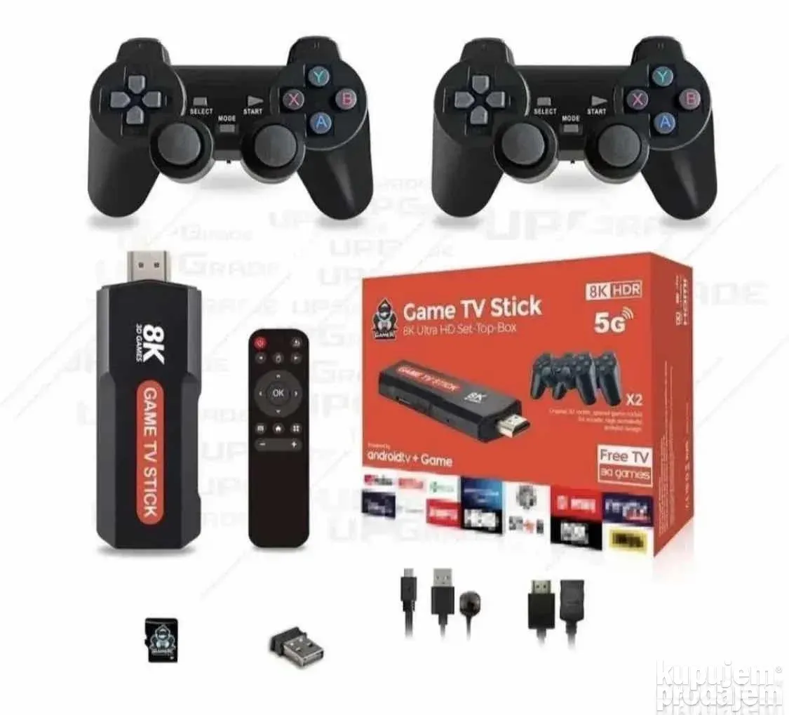 NOVO! konzola GAME tv STICK igrice 5G 8K