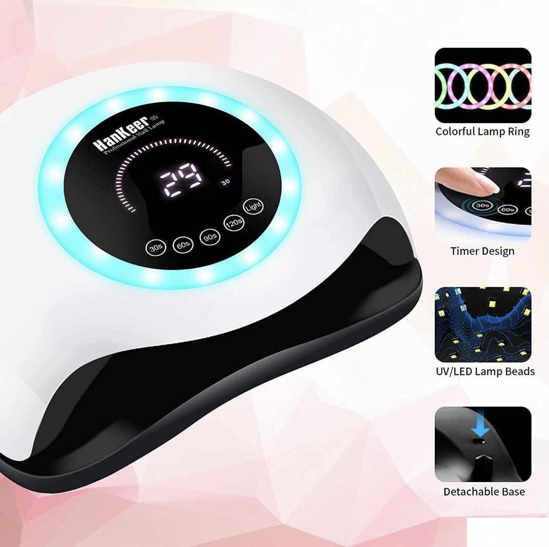 NOVO! Lampa za nokte profesional nail lamp V-6- 168W