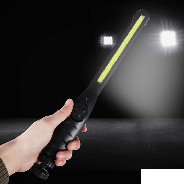NOVO! Led Cob Slim USB punjiva za majstore lampa sa magnetom