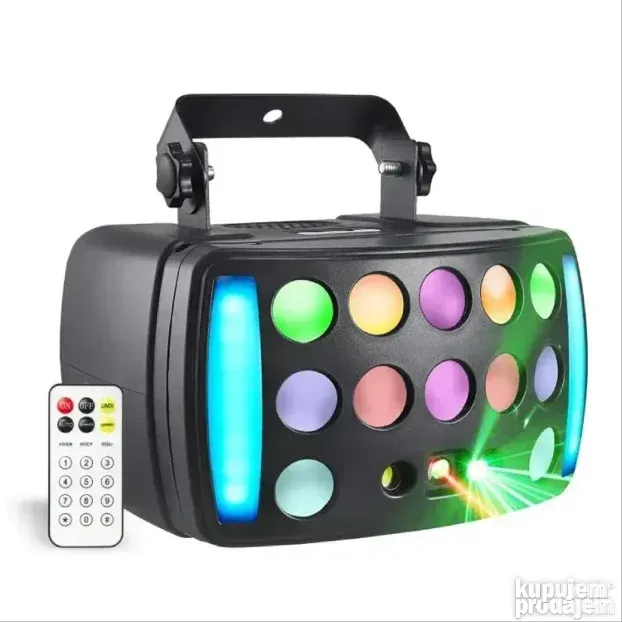 NOVO! LED STROB RASVETA sistem laser RGB dj STROBE dmx laser LED