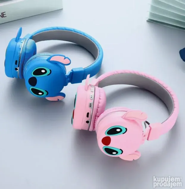NOVO! Lilo & Stitch bluetooth slusalice za decu blutut bezicne