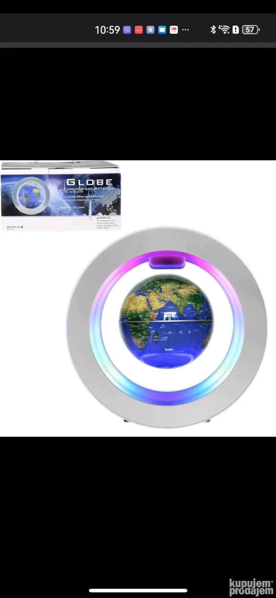 NOVO! magnetni globus, globus koji lebdi, lebdeci globus