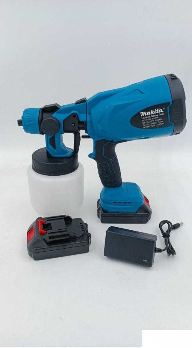 NOVO! Makita Aku Pištolj Za Farbanje 800w + Dve Baterije