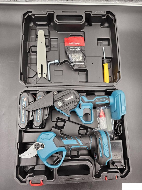 NOVO! Makita Aku Set Testera I Makaze 88v Dve Baterije