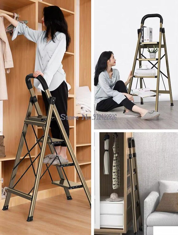 NOVO! Merdevine Aluminijumske Sa 4 Stepenika