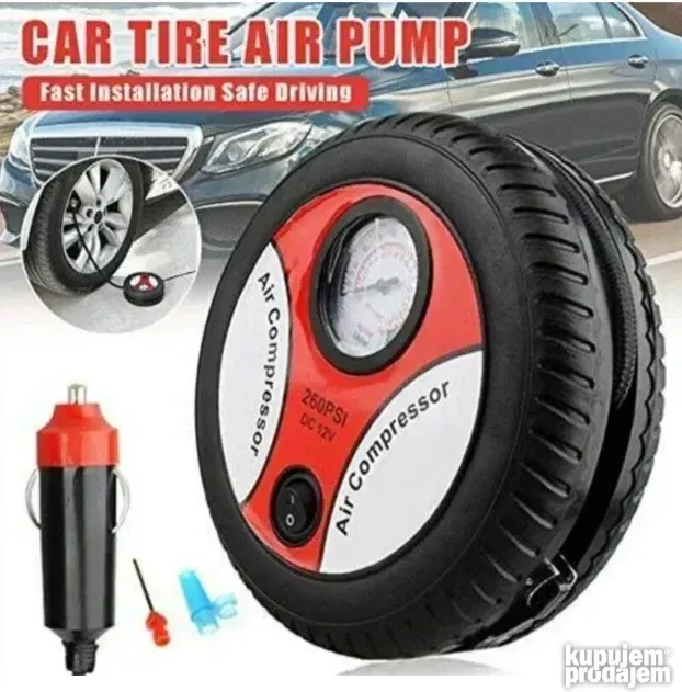 NOVO! Mini kompresor u obliku gume tocka 18bari Tyre AirCompressor