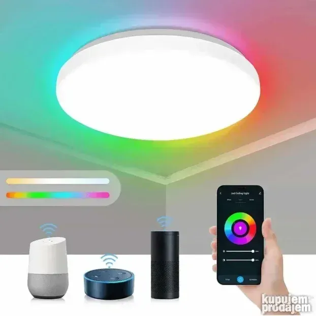 NOVO! Pametna Plafonjerka Smart Wifi Luster Plafonjerka