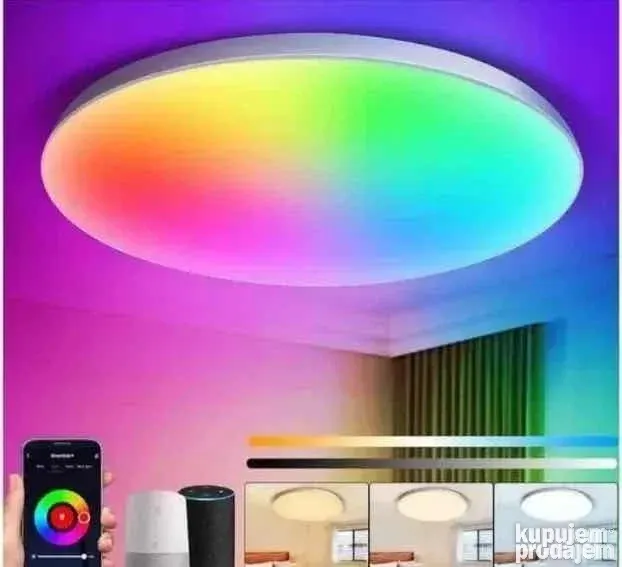 NOVO! pametni RGB luster na daljinski RGB plafonjera