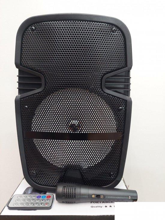 NOVO! Q-8E Bluetooth Zvucnik 8 inch 50W + mikrofon karaoke blutut
