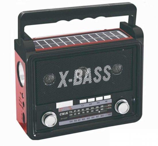 NOVO! radio – tranzistor na baterije i struju + blutut solarno pun
