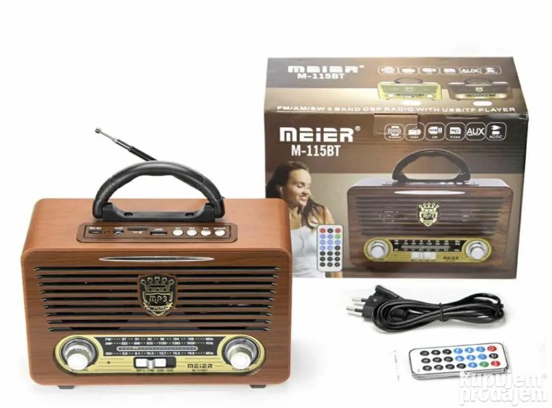 NOVO! radio retro tranzistor M-115 BT