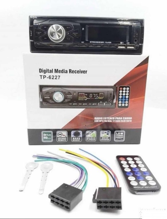NOVO! Radio za auto BT-USB-MP3 dalinski TP-6227C