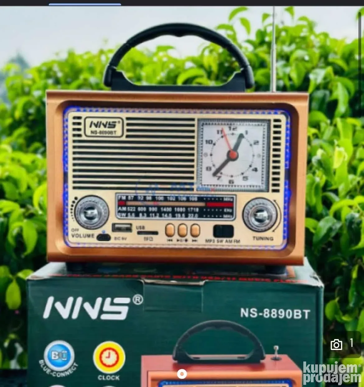 NOVO! Retro radio NS-8890BT Retro tranzistor