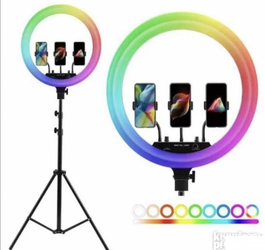 NOVO! ring light – led rgb ring – 18 inca RGB
