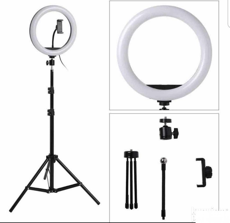 NOVO! Ring light 26cm sa stativom svetleci prsten