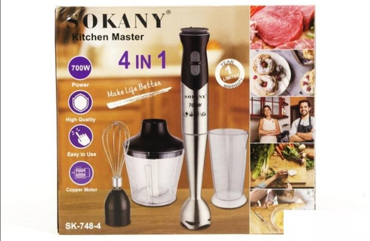NOVO! Rucni Blender SOKANY SK-748-4-BLENDER 4IN1 700W