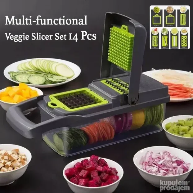 NOVO! Rucni super secko za voce i povrce Veggie Slicer seckalica