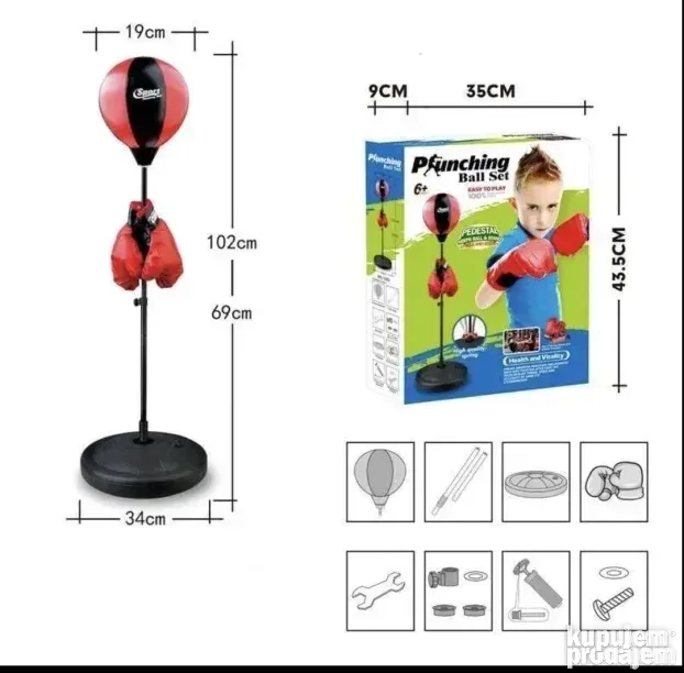 NOVO! Set vreca za udaranje za decu