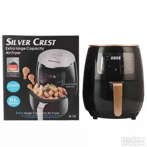 NOVO! Silver Crest – Friteza na vruć vazduh – 6L – Air Fryer
