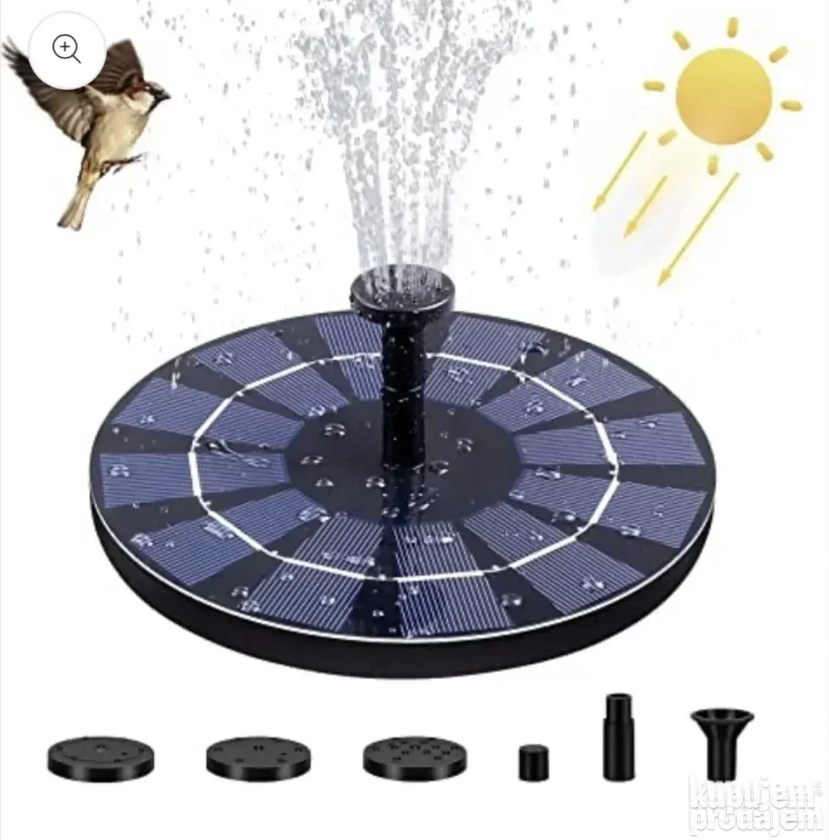 NOVO! Solarna fontana, baštenska solarna fontana
