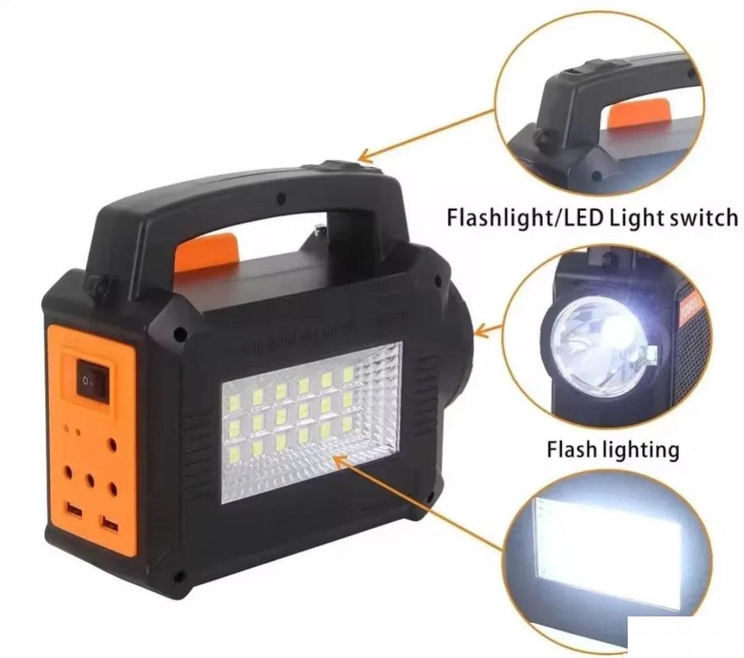 NOVO! Solarni Sistem Sa Radiom I Bluetooth-Om Sa 3 Sijalice