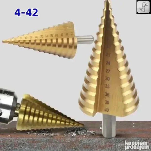 NOVO! stepenasta burgija HSS stepenasta burgija-BURGIJA burgija