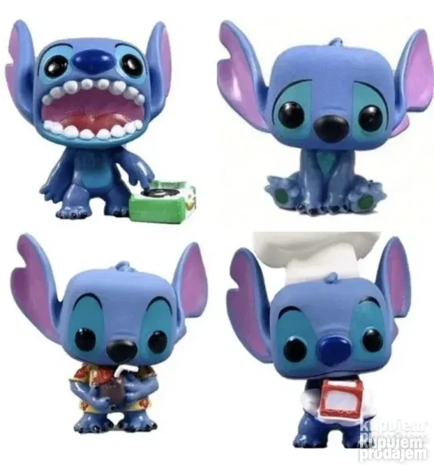 NOVO! Stitch Stič figurice 4 figurice STIĆ