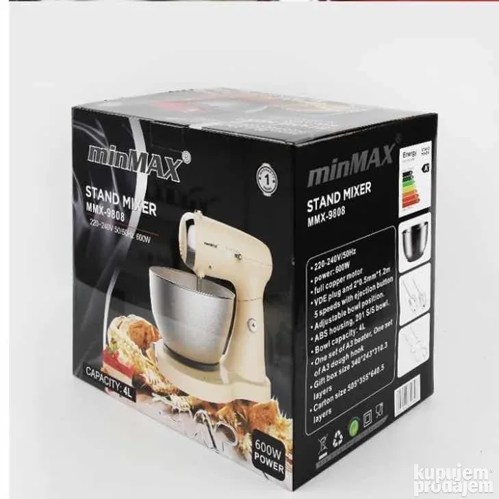 NOVO! Stojeci mikser, mikser 4L 600W