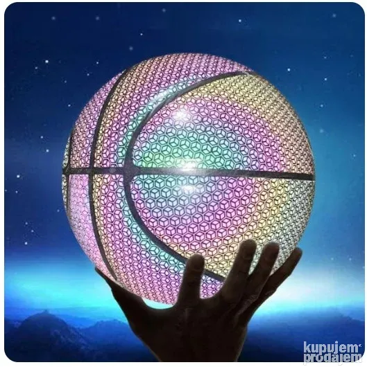 NOVO! Svetleca lopta za basket hologramska kosarkaska lopta