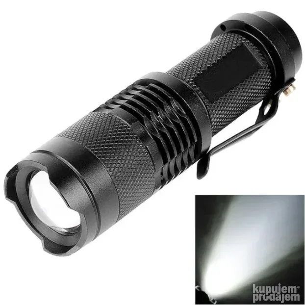 NOVO! T6 LED mini Cree rucna lampa na punjenje T 6 sa punjivom bat
