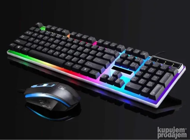 NOVO! Tastatura i Miš Gejmerski Set RGB