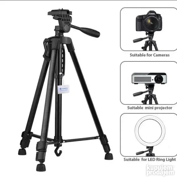 NOVO! Tripod 3366 stativ za kameru telefon 140cm tronozac stalak