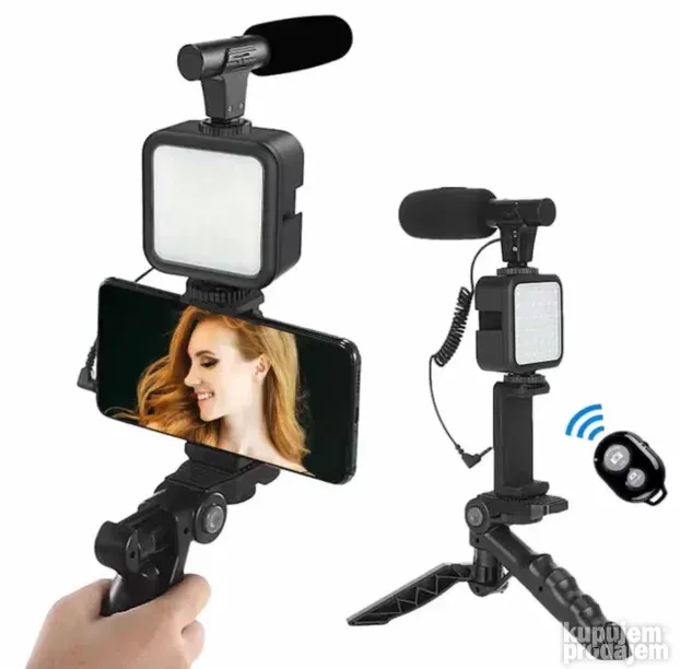 NOVO! Tripod Set Set za Snimanje Set za Vlogovanje