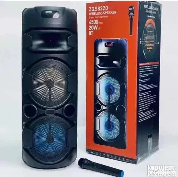 NOVO! Veliki bluetooth zvucnik, veliki karaoke zvucnik ZQS8220