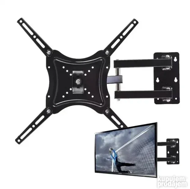 NOVO! Zglobni zidni TV nosac za Televizor 14″ – 55″ televizora