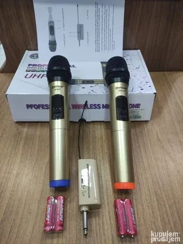 Set bezicnih mikrofona karaoke WVNGR WG-200II – Set bezicnih mikrofona karaoke WVNGR WG-200II