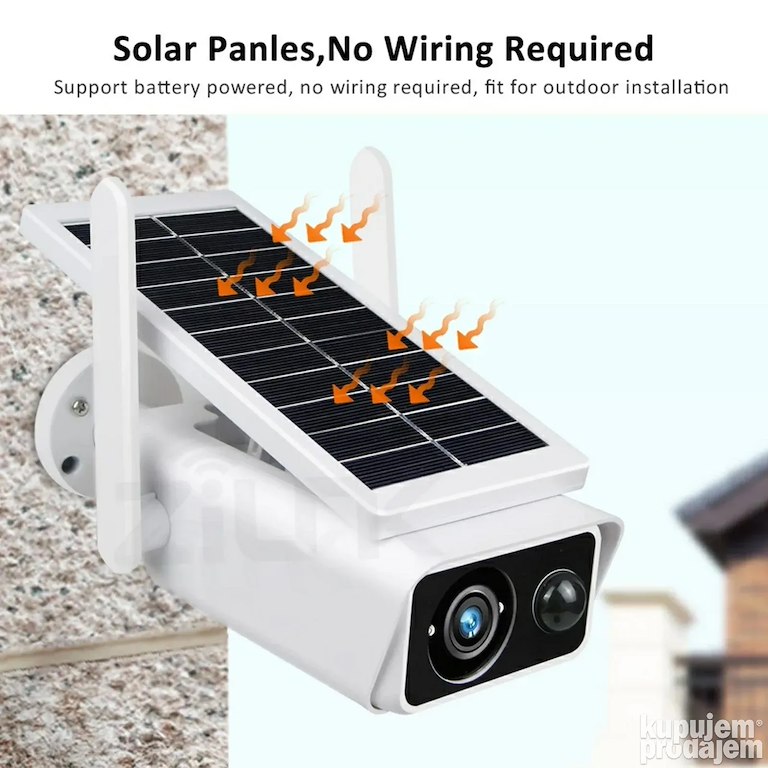 Solarna IP WIFI Kamera Full Hd sa dve antene – Solarna IP WIFI Kamera Full Hd sa dve antene