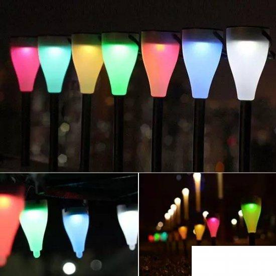 Solarne RGB lampe za dvorište set 6 kom – Solarne RGB lampe za dvorište set 6 kom