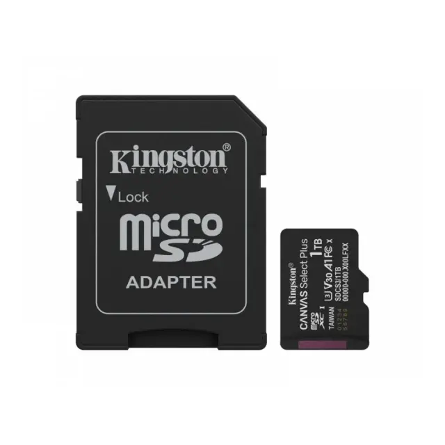 Kingston Memorijska kartica SDC3, 1 TB, Canvas Select Plus