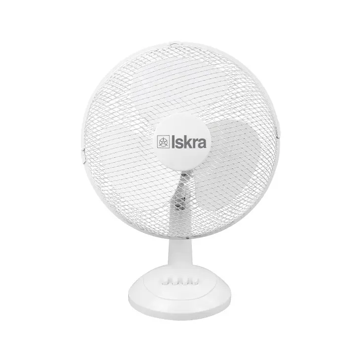 ISKRA Stoni ventilator, 34cm, Beli