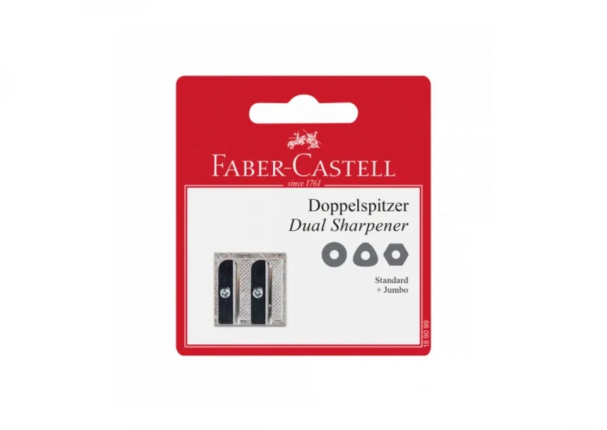 Rezač metalni Faber Castell dupli blister 263314